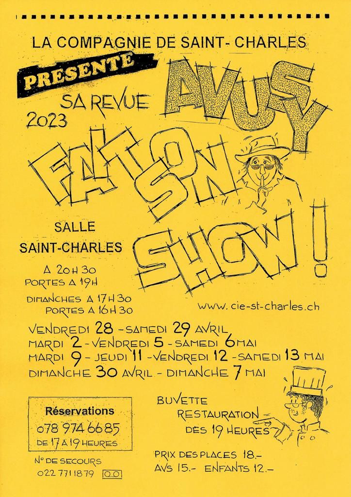 La Cie Saint-Charles d'Avusy fait son show - Genève Les Portes